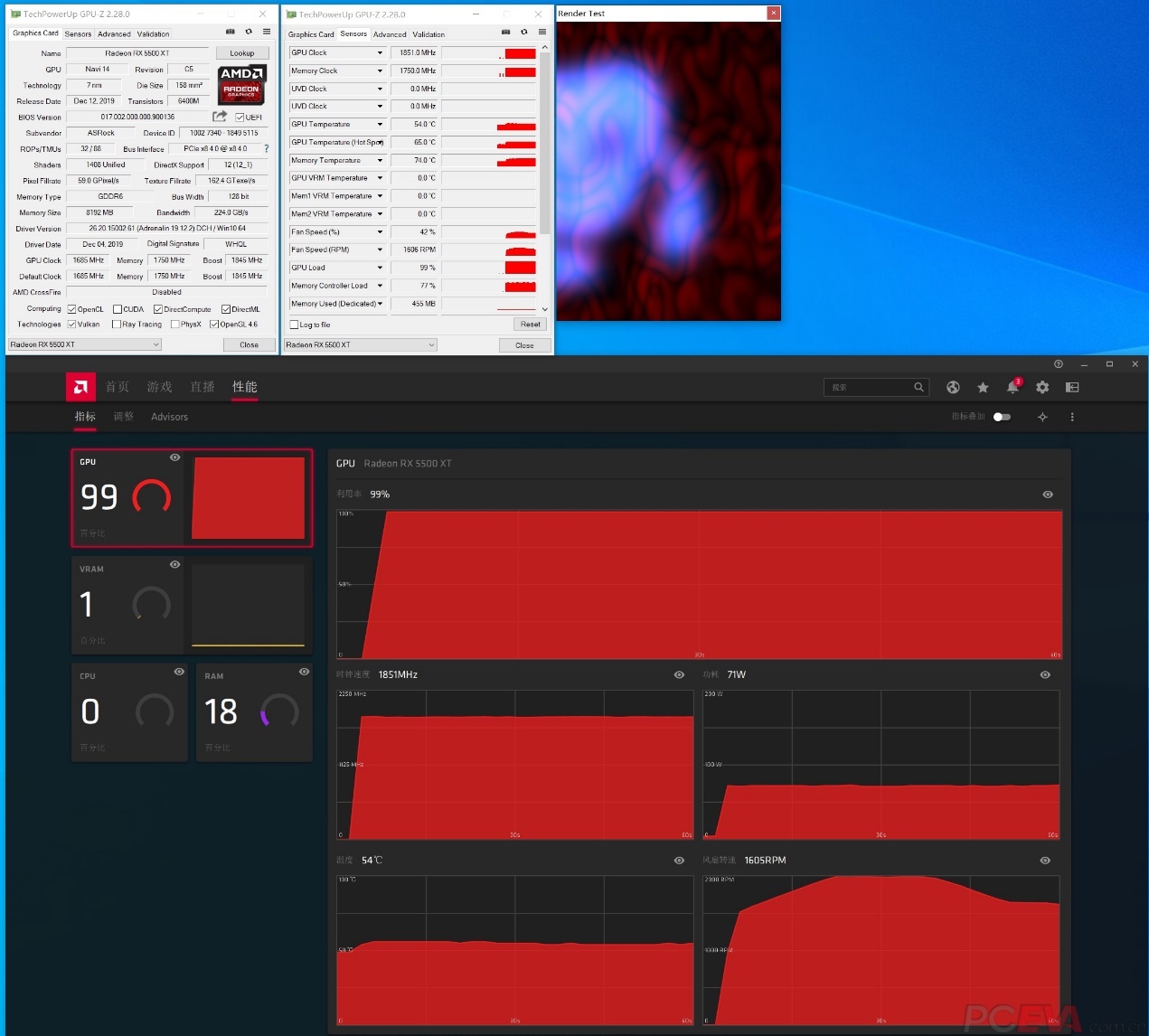 双槽双风扇，华擎RX 5500 XT挑战者显卡评测_第3页_PCEVA,PC绝对领域,探寻真正的电脑知识