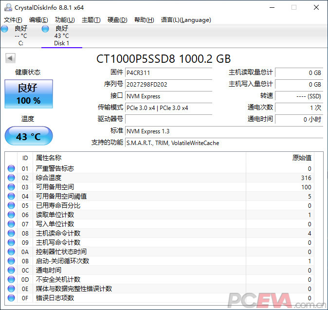 Crucial英睿达P5 1TB固态硬盘评测_PCEVA,PC绝对领域,探寻真正的电脑知识