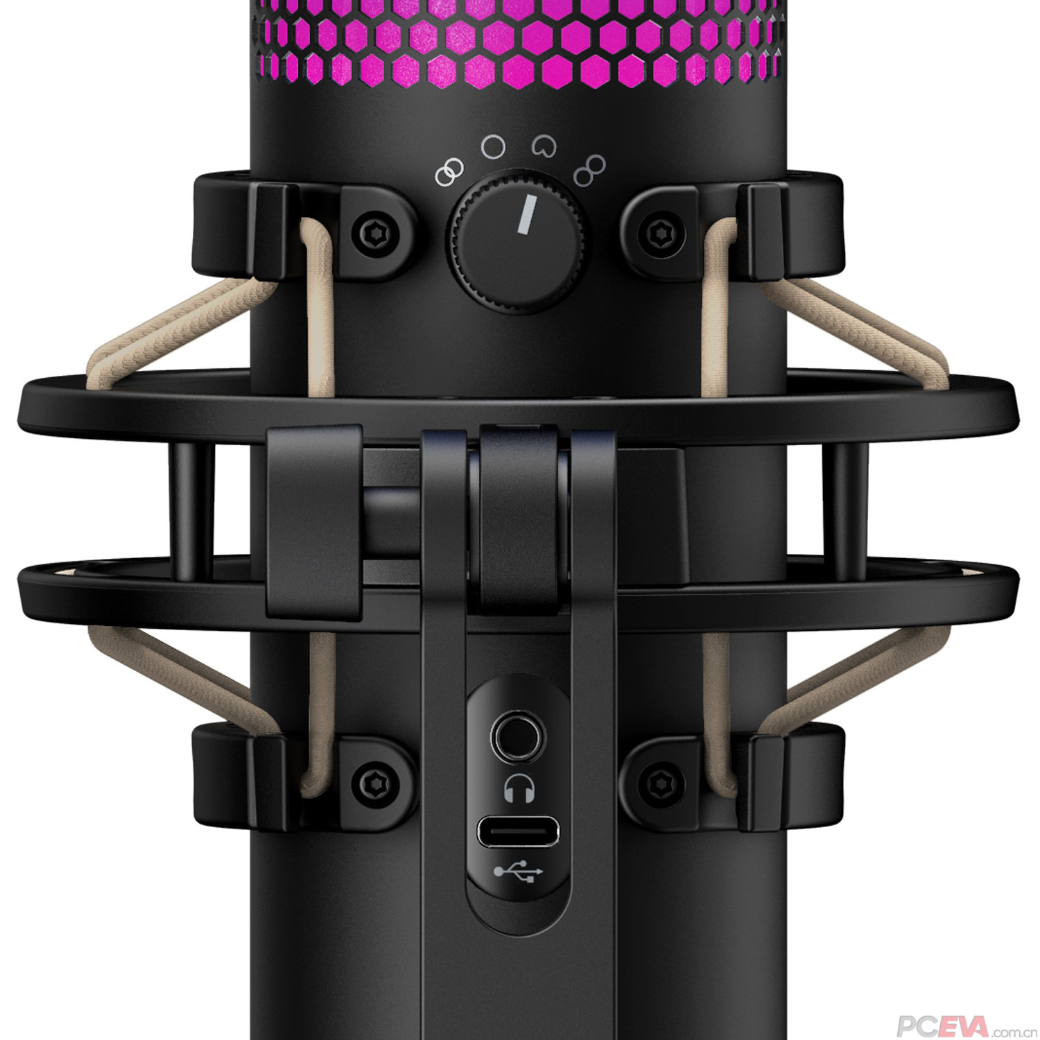 HyperX推出QuadCast S声浪加强版RGB专业麦克风_PCEVA,PC绝对领域,探寻真正的电脑知识