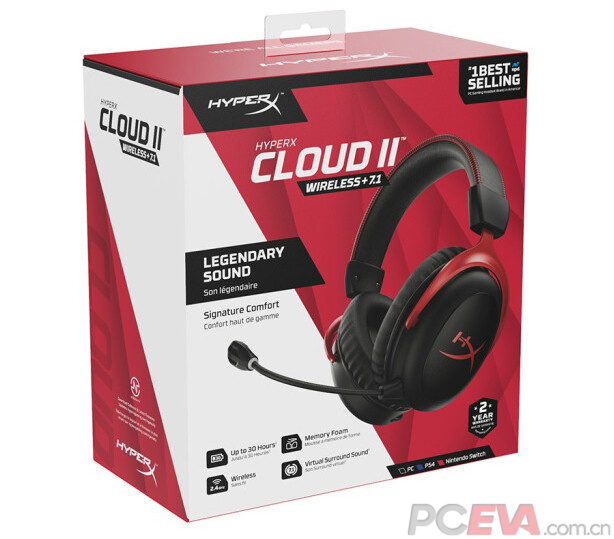 预售火热开启 HyperX Cloud II Wireless飓风无线版游戏耳机_PCEVA,PC绝对领域,探寻真正的电脑知识