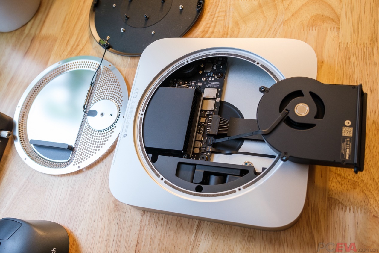 搭载M1处理器的Mac mini硬件拆解_PCEVA,PC绝对领域,探寻真正的电脑知识