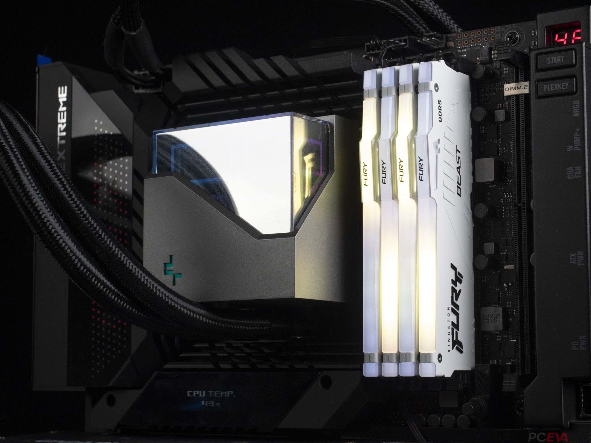 Kingston FURY野兽系列DDR5-5600MT/s 128GB RGB内存开箱图赏_PCEVA,PC绝对领域,探寻真正的电脑知识
