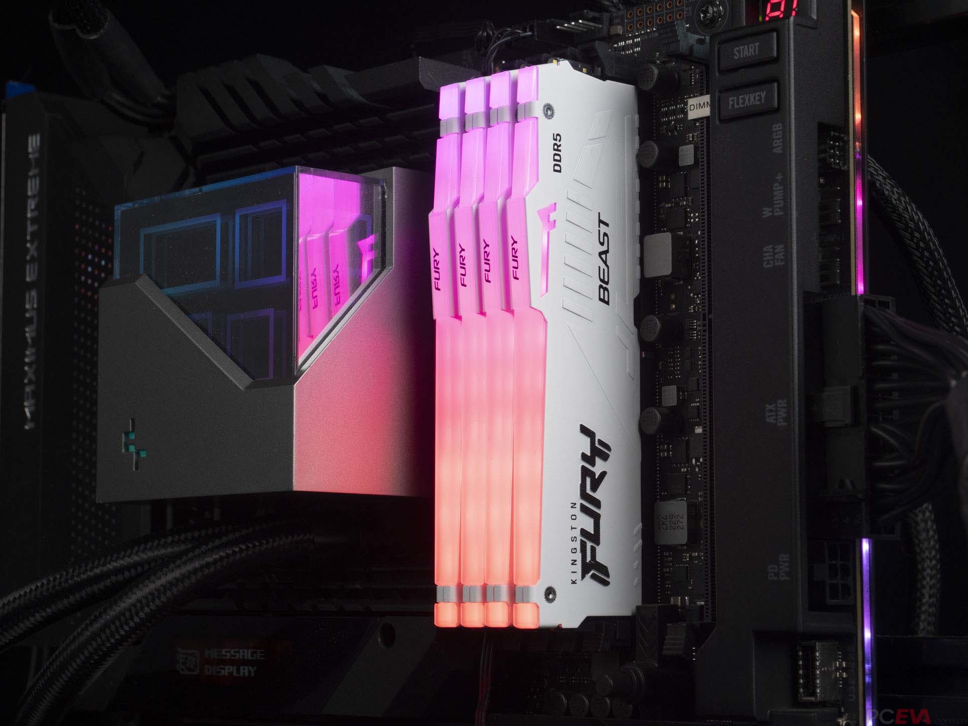 Kingston FURY野兽系列DDR5-5600MT/s 128GB RGB内存开箱图赏_PCEVA,PC绝对领域,探寻真正的电脑知识