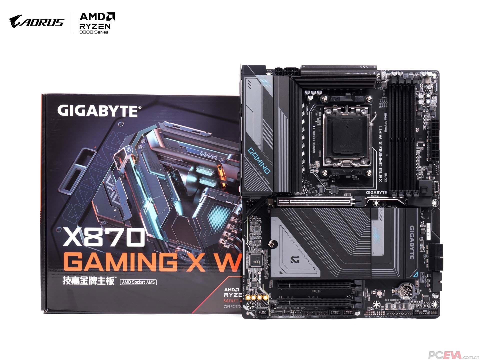 技嘉X870 GAMING X WIFI 7魔鹰主板评测_PCEVA,PC绝对领域,探寻真正的电脑知识